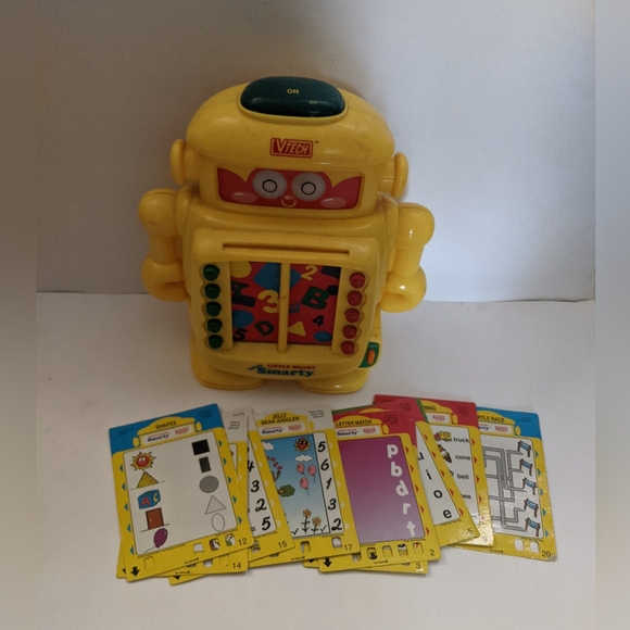 vtech | Toys | Vintage 99s Yellow Robot Vtech Little Smart Talking ...